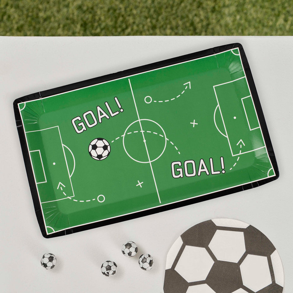 Football Pitch Paper Plates – Its Party Time